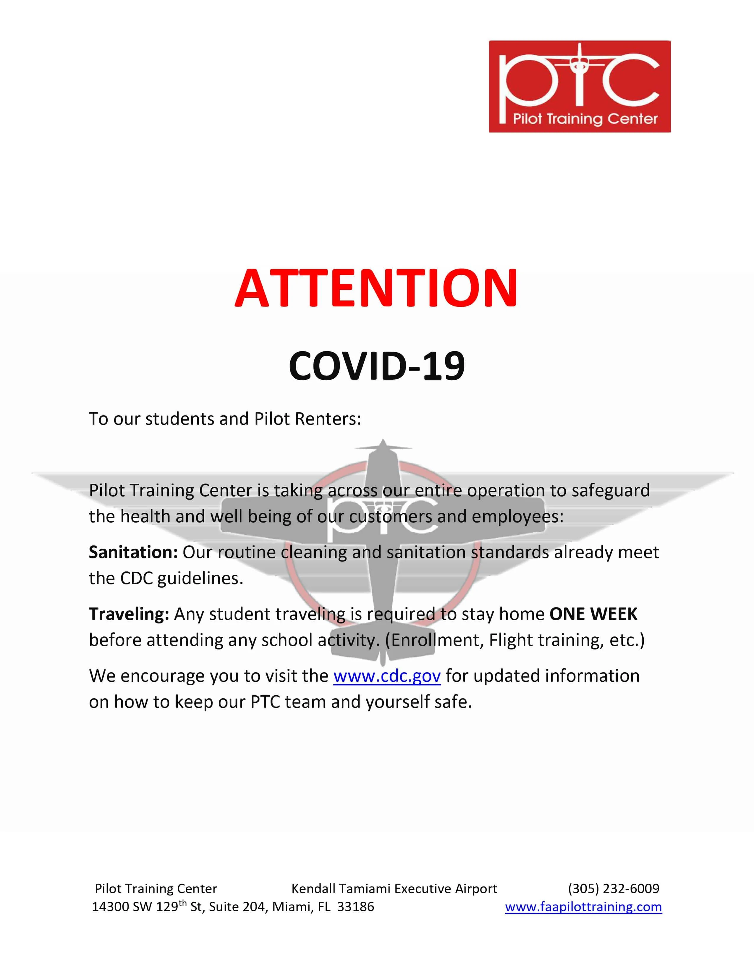 Pilot Training School in Miami| Call Now 305-232-6009 for Flight training